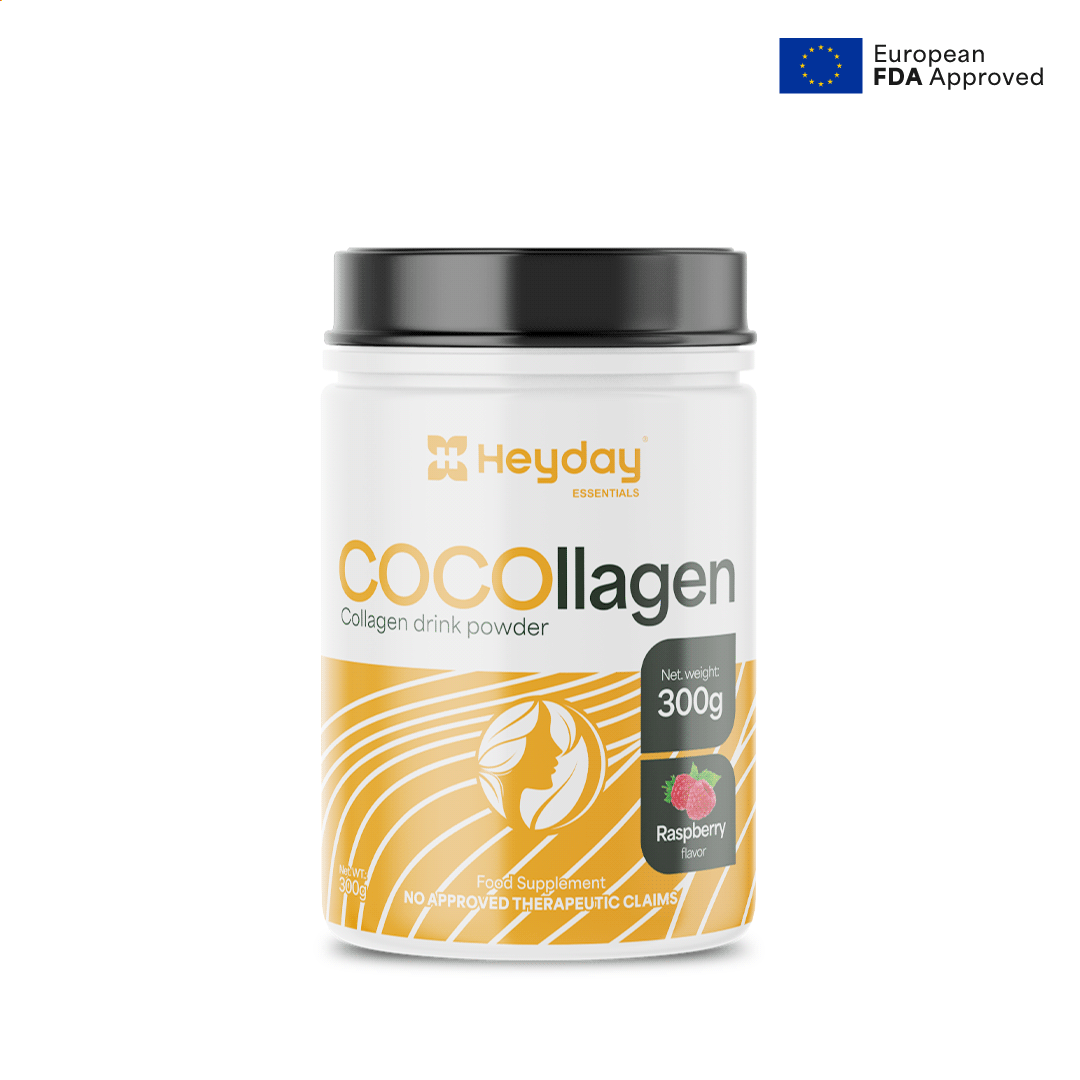 Heyday Essentials COCOllagen Powder: Raspberry Flavor Delight – Heyday ...