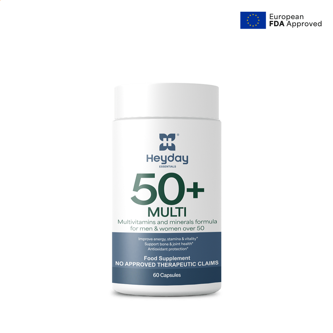 Heyday Essentials 50+ Multivitamins: Boost Energy & Vitality – Heyday ...