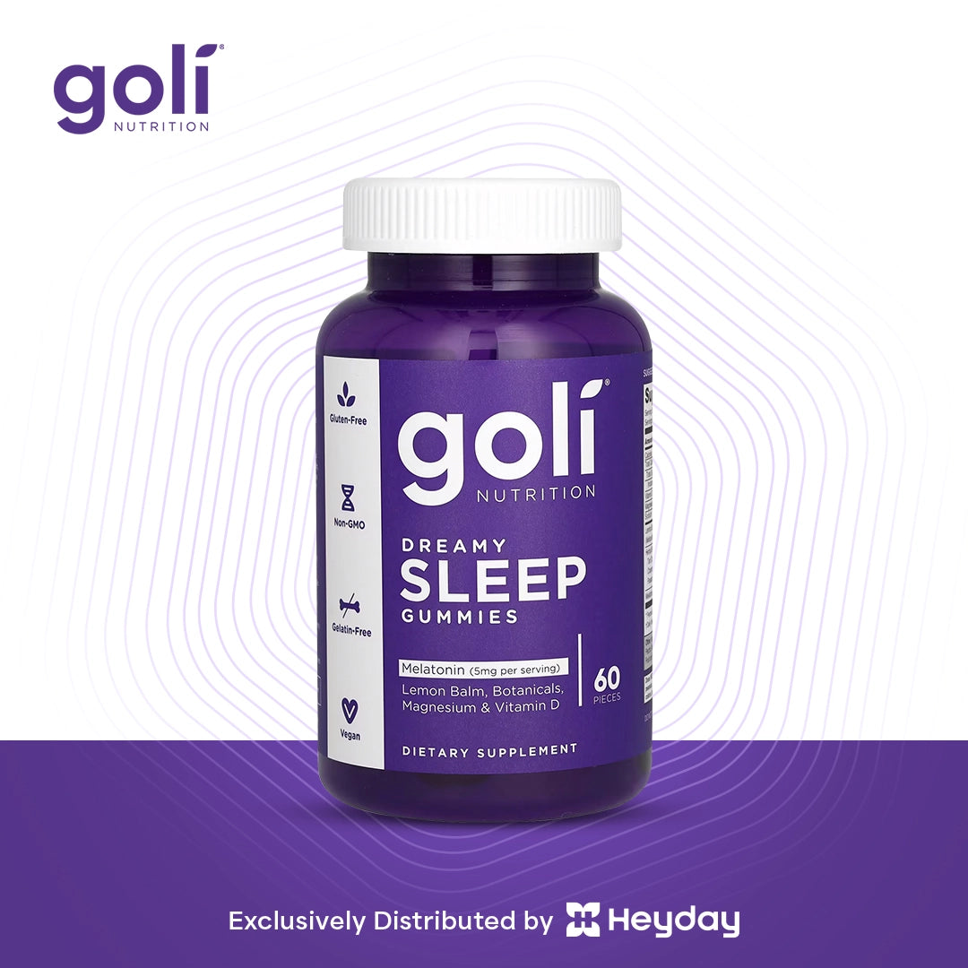 GOLI Dreamy Sleep Gummies | Natural Bedtime Support – Heyday Philippines GOLI Dreamy Sleep Gummies | Natural Bedtime Support – Heyday Philippines