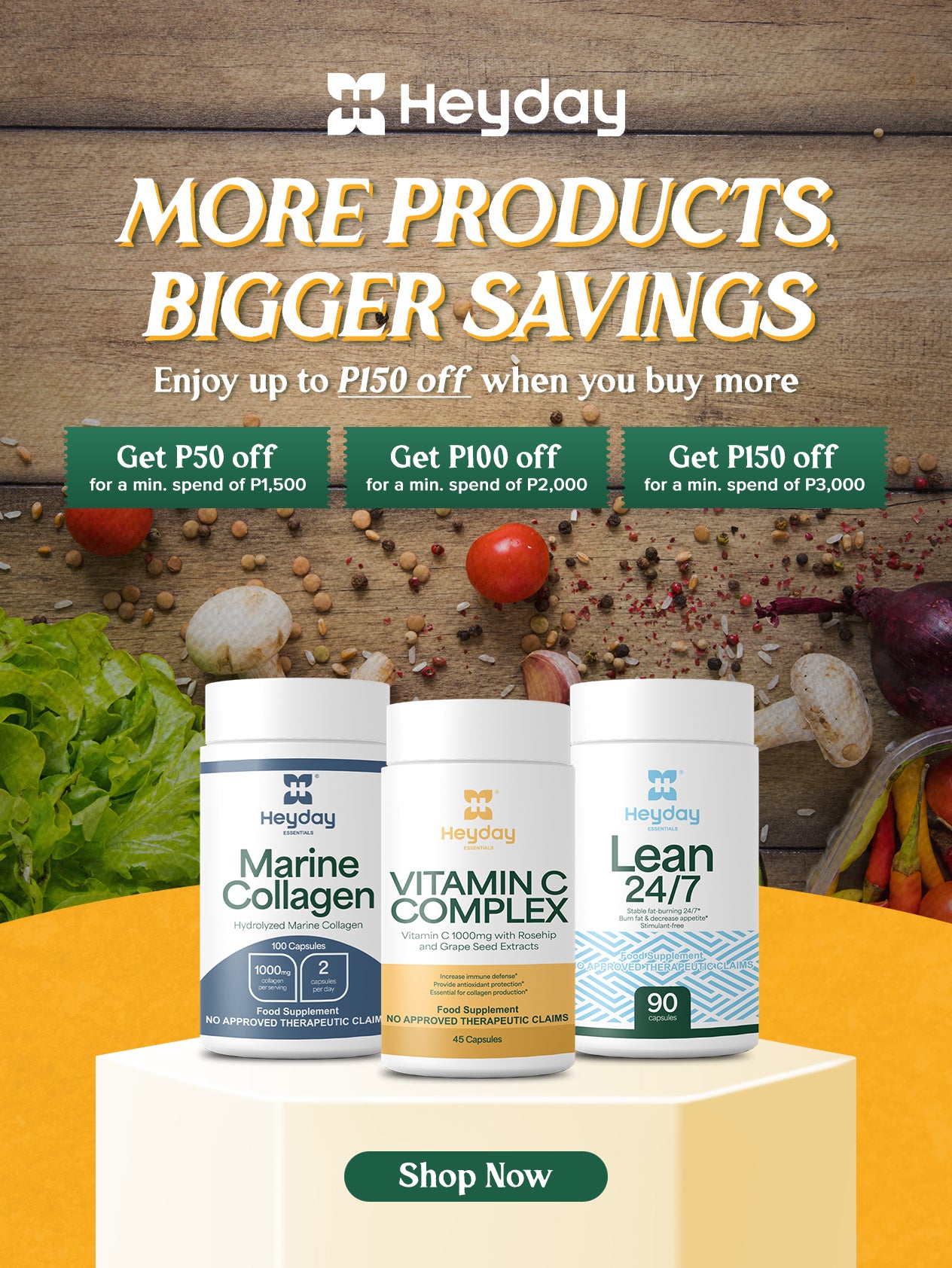 Natural Health & Wellness Products | Organic Supplements Store – Heyday Philippines