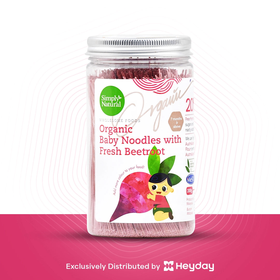 Beetroot Baby Noodles – Organic & Gentle | Heyday PH – Heyday Philippines
