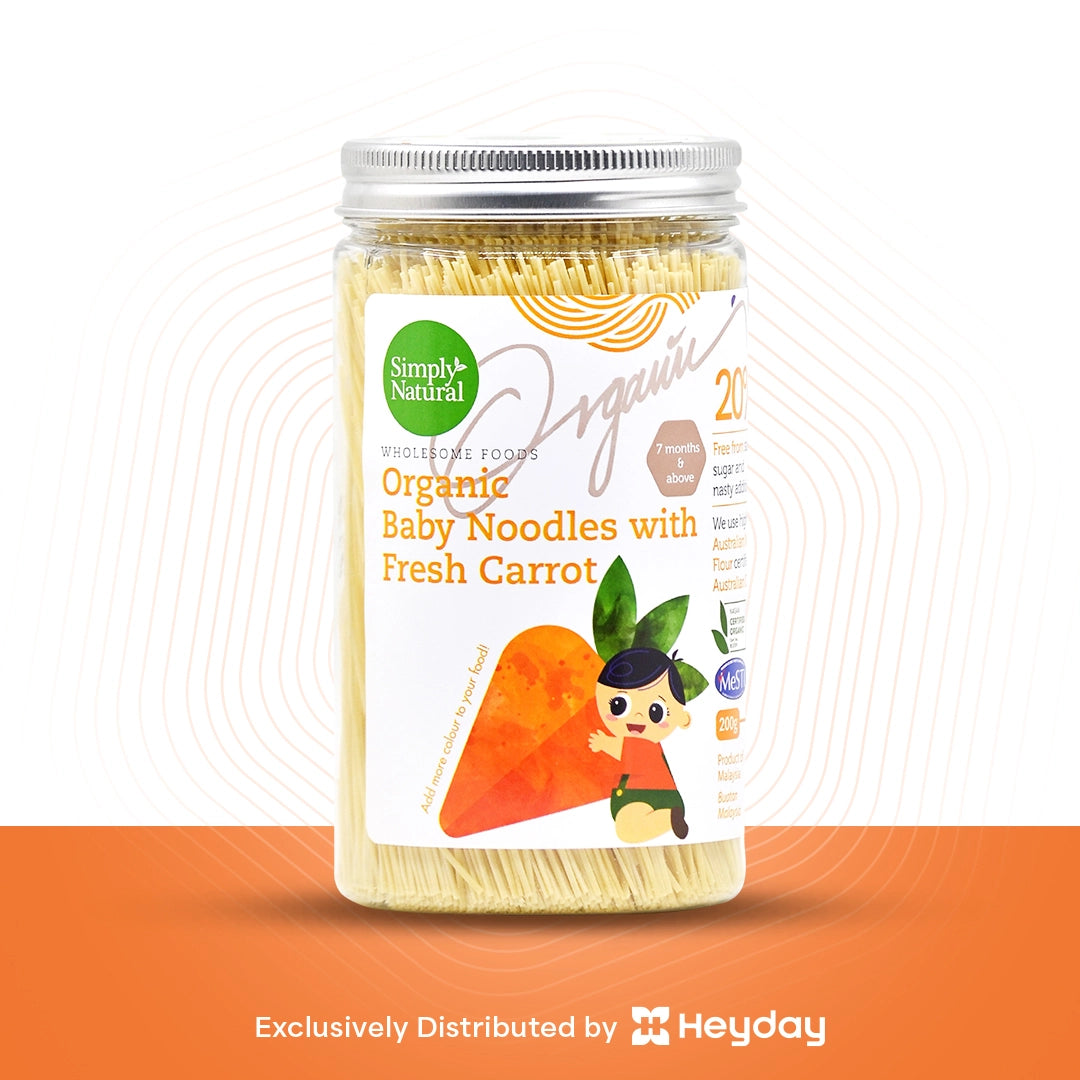 Organic Carrot Baby Noodles | Simply Natural PH – Heyday Philippines