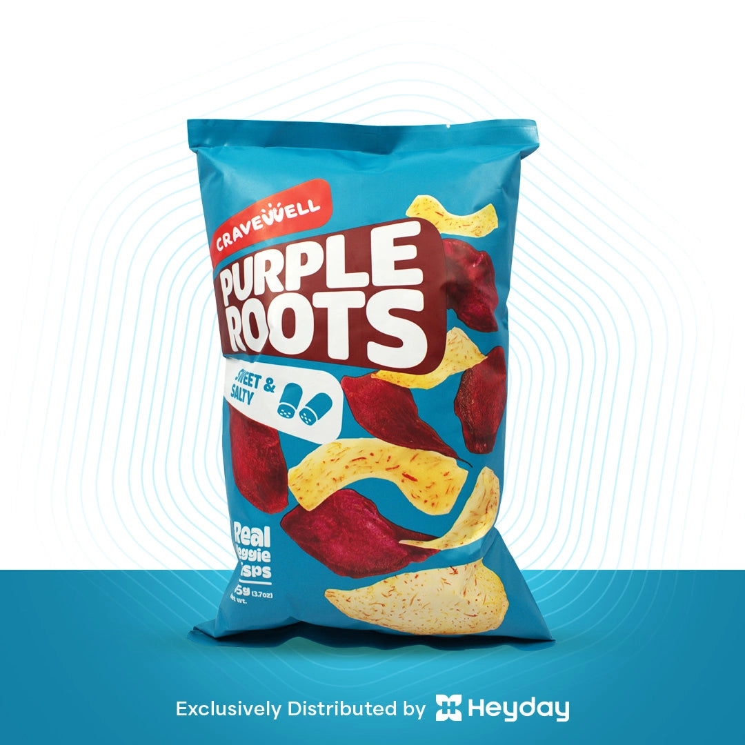 Cravewell Purple Roots Sweet & Salty Veggie Crisps | Heyday Philippines