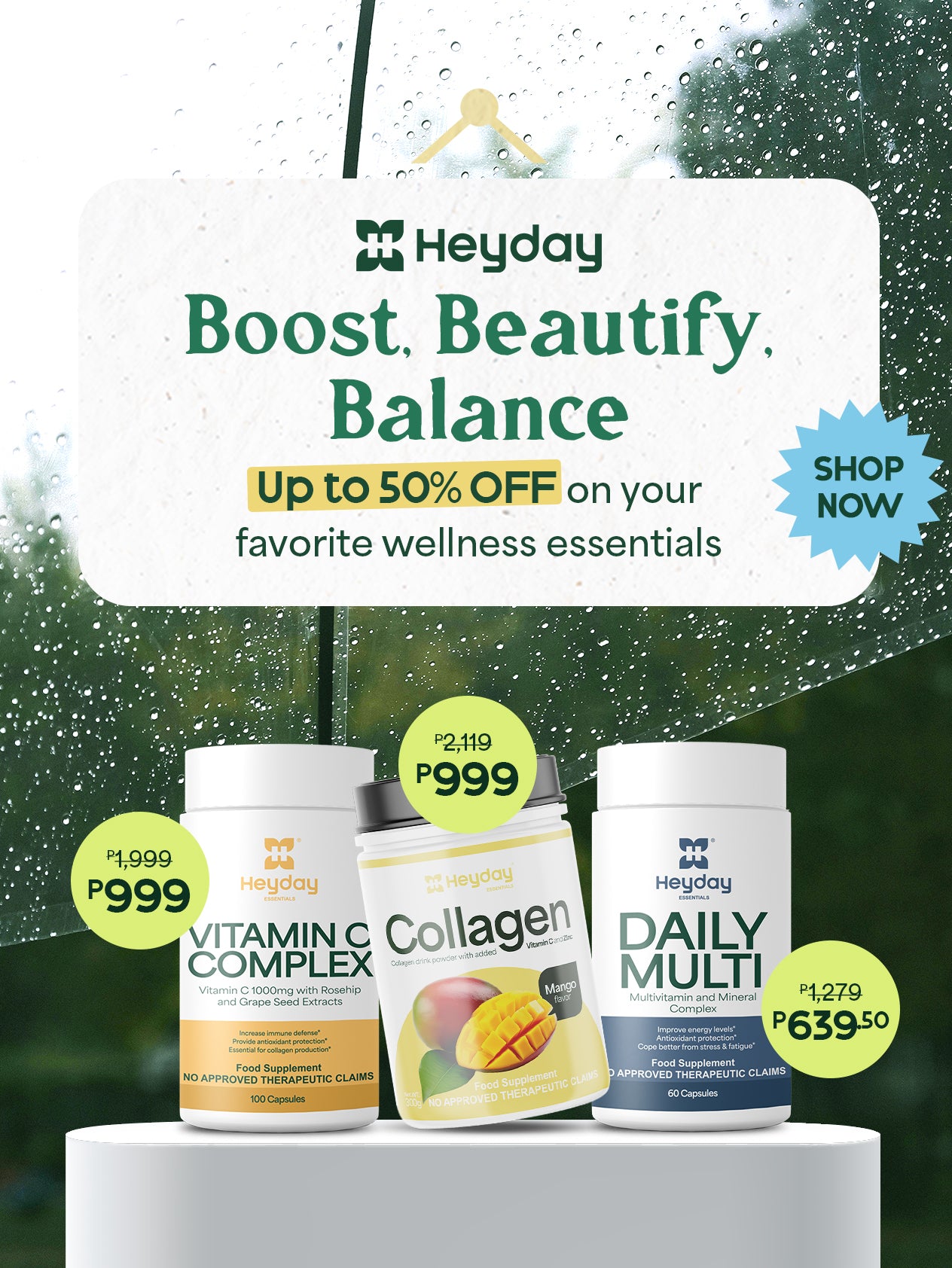 Natural Health & Wellness Products | Organic Supplements Store – Heyday ...